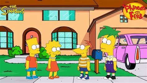 Bart And Lisa Meets Phineas And Ferb S Style By Arthony70100 On