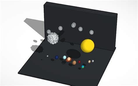 3d Design Copy Of Solar System Tinkercad