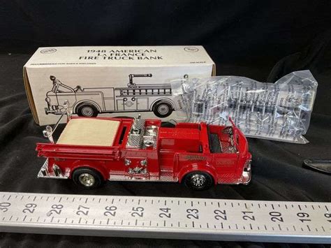 1948 American Lafrance Fire Truck Bank Legacy Auction Company