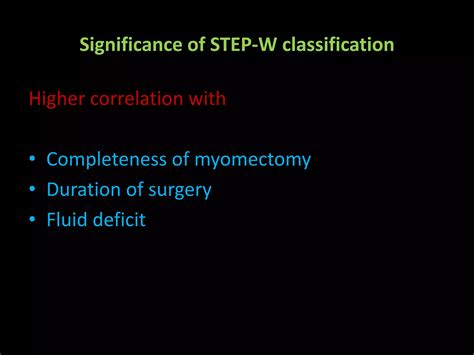 Hysteroscopic Classification Of Submucous Fibroids Pptx