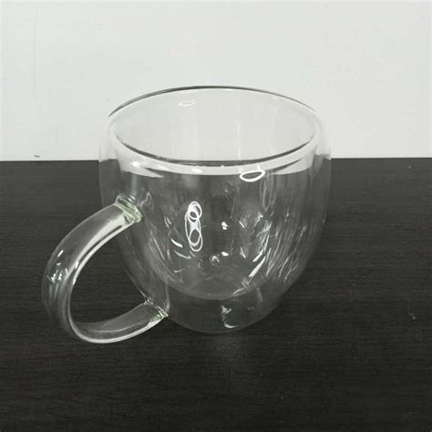 Jual Supermarket Import Gelas Kaca Cangkir Kaca Dua Lapisan Gelas Minum