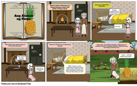 Alamat Ng Pinya Storyboard By 0e9df616