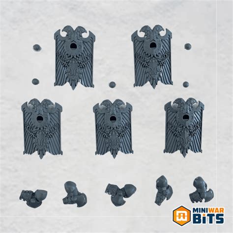 Custodian Guard Squad Storm Shield And Arm Bits Miniwar Bits