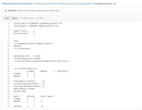 Solved Decision Tree Evaluation Parameters In Lsm6dsv16x