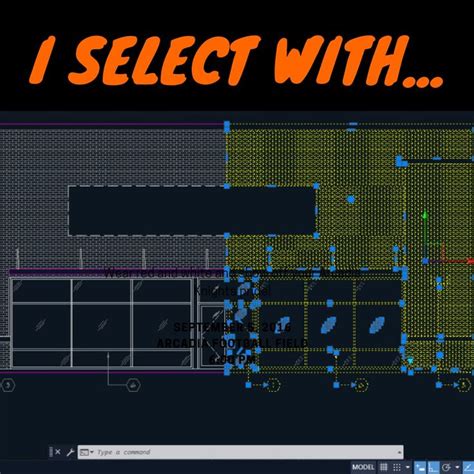 how to select objects in autocad quicker