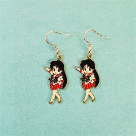 Sailor Moon Jewelry 35 Rei Hino Sailor Mars Earrings Poshmark