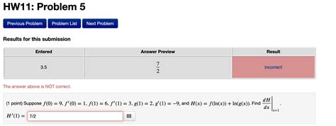 Solved Hwtt Problem 3 Next Problem Previous Problem Problem