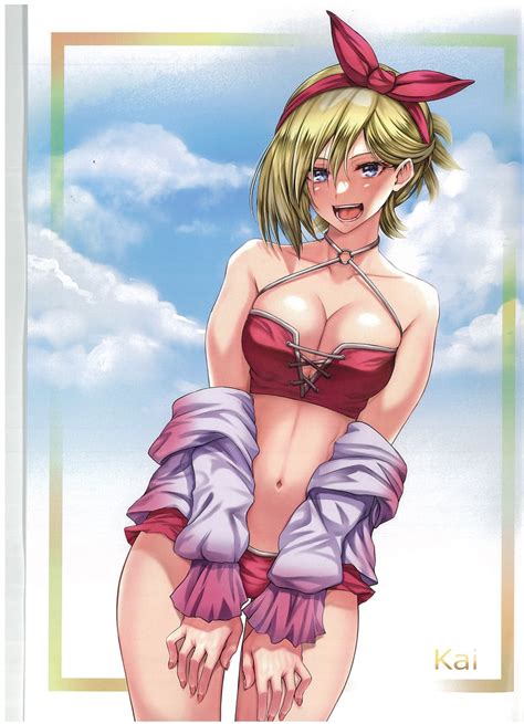 Rule 34 1girls Bikini Blonde Hair Blue Eyes Breasts Cleavage Irida