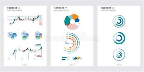 Abstract Elements Business Charts Abstract Vector Illustration Stock