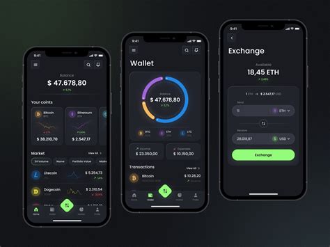 Cryptocurrency Wallet App Design By Yelyzaveta Baranenko For LANARS