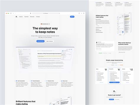 Nulis Taking Notes Landing Page By Rayfan Tio Saputro For Keitoto On