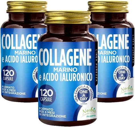 Collagene Marino E Acido Ialuronico 360 Capsule 1 Al Giorno 100