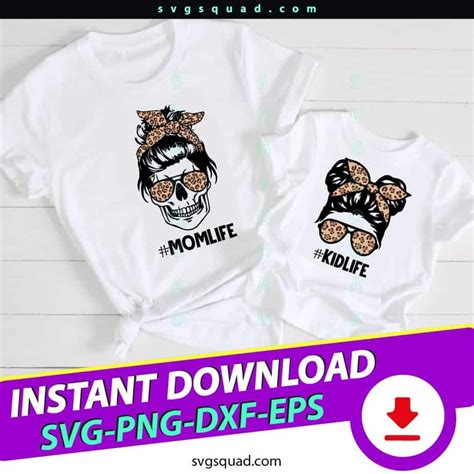 Mom Life Svg Png Mom Skull Svg Mom Life Skull Svg Momlife Svg Png