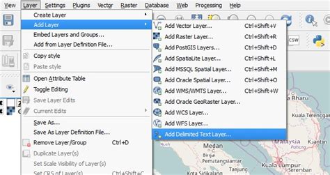 Belajar QGIS Cara Menampilkan Data Csv Ke Dalam Peta