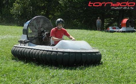 Real Hovercraft Flying On Grass Search And Rescue Ground Effects Hull