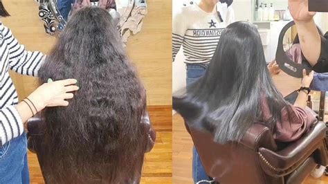 곱슬머리 펌 매직 관리는 상한머리에 좋은 샴푸 추천 반곱슬 앞머리도 잘 펴져요 네이버 Tv