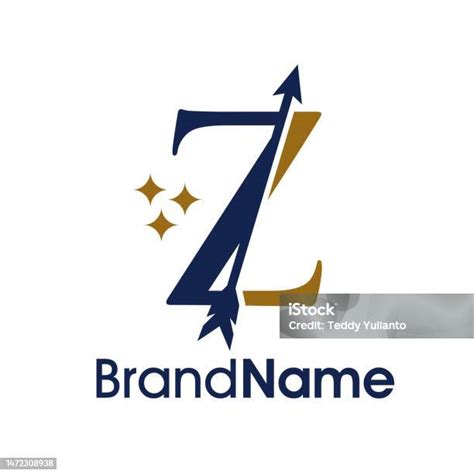 이니셜 Z 화살표 로고 로고에 대한 스톡 벡터 아트 및 기타 이미지 로고 알파벳 알파벳 Z Istock