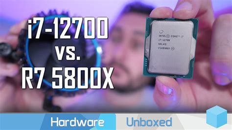 Intel Core I7 12700 Vs Amd Ryzen 7 5800x Best Value Cpu Youtube