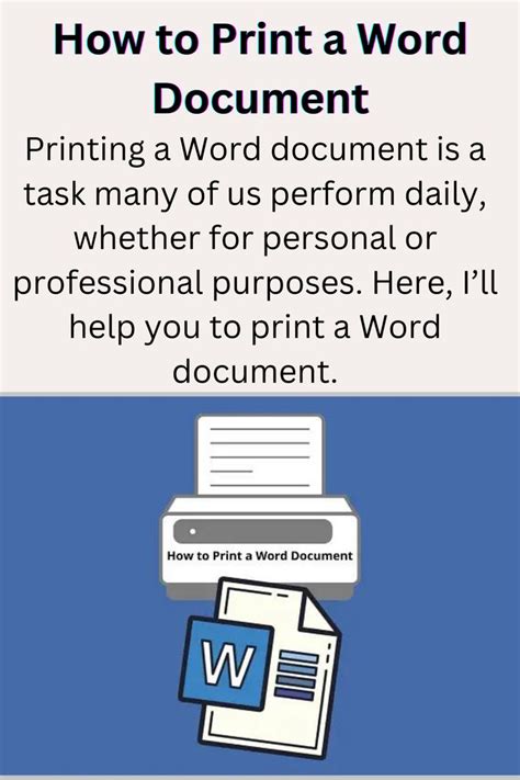 How To Print A Word Document