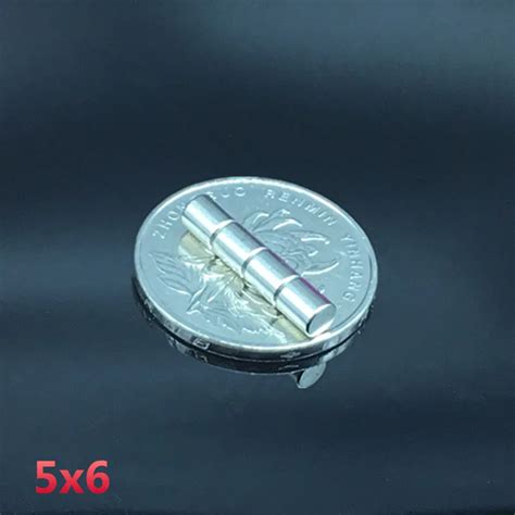 100PC 5x6 mm neodymium magnet 5mm*6mm strong rare earth neodymium ...