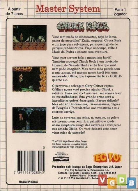Chuck Rock Vgdb Vídeo Game Data Base