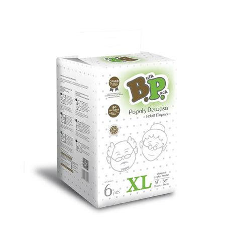 Bp Adult Diapers Xl6 Rajasusu