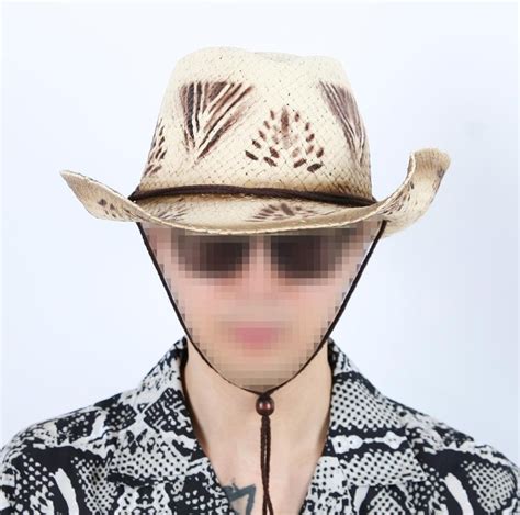 롤프남성 남자 밀짚모자 카우보이 해변 비치웨어 자외 헬로마켓