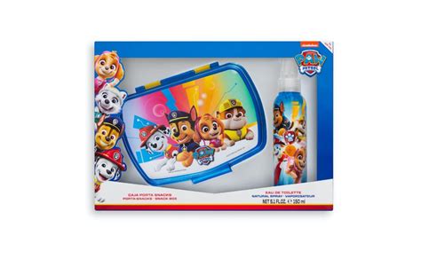 Lote Infantil Paw Patrol Colonia Y Caja Porta Snacks