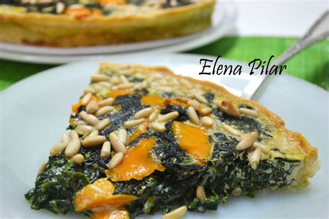 Mi Recetario Por Elena Pilar Tarta De Espinacas Y Queso Cheddar