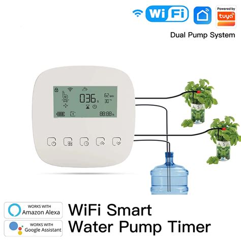 Tuya Alkalmazás Wifi Intelligens Otthoni Öntözési Időzítő Usb Töltés