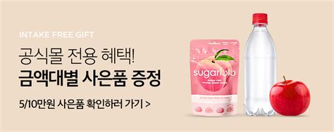 슈가로로 0칼로리 제로탄산 24병 Intake 인테이크