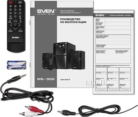 Акустическая система Sven MS-305 Black купить | ELMIR - цена, отзывы ...