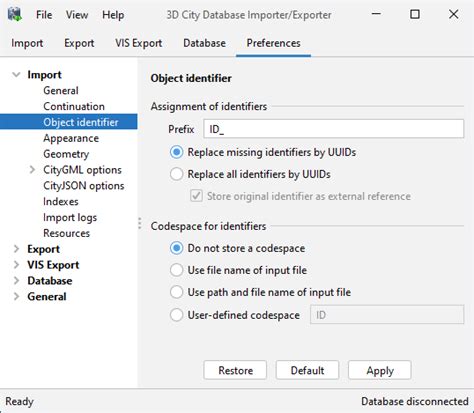 Object Identifier Dcitydb Docs Documentation
