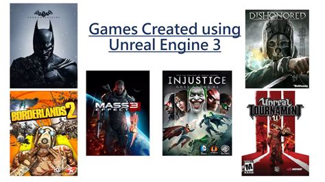 Unreal Engine For Creating Games Presentation Ppt