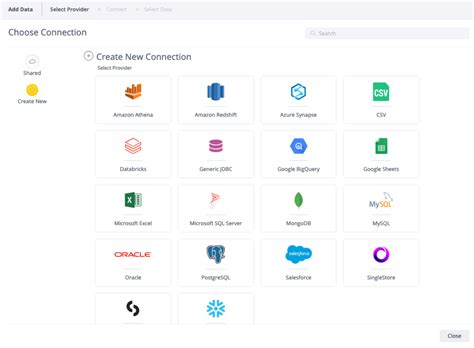 data source connection management