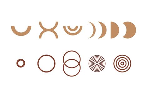 Premium Vector Vector Geometric Boho Shapes