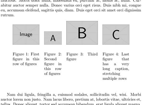 Graphics Aligned Figures And Captions On One Line Tex Latex Stack