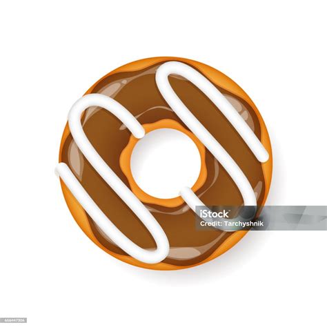 도넛 크림과 베겔 쿠키 쿠키 케이크 달콤한 디저트 설탕 캐러멜 맛있는 아침 식사 요리 카파테리아 음식 간식 커피숍 벡터 일러스트레이션 0명에 대한 스톡 벡터 아트 및 기타