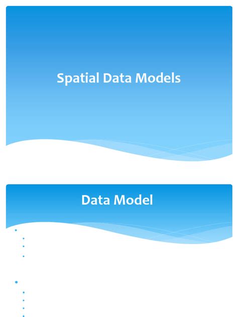 Spatial Data Models Pdf Databases Geographic Information System