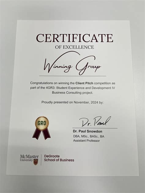 I Am Ecstatic To Share That My Team And I Were Awarded With A