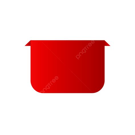 Gradient Color Banner Shape Design For Social Media Banner Shape