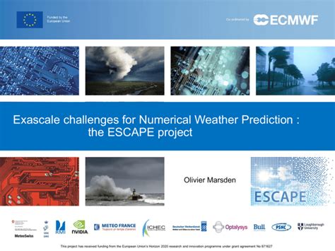 Exascale Challenges For Numerical Weather Prediction