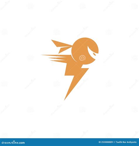 Ninja Logo Icon Design Illustration Stock Illustration Illustration