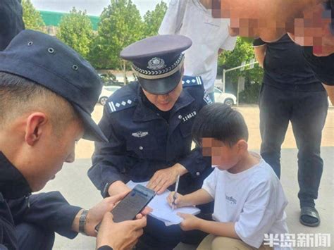 幼童迷路走失，民警暖心相助林宁宁父亲正阳路