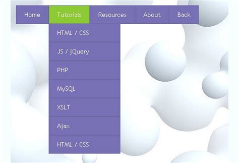 48 Free Dropdown Menu In Html5 And Css3
