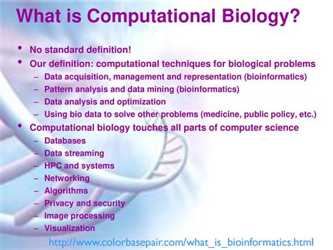 Computational Biology Prerequisites