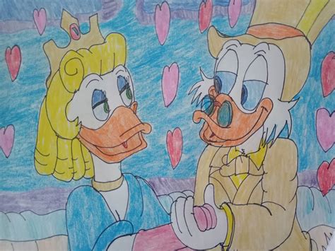 Scrooge Mcduck And Goldie Ogilt Ducktales 1987 By Djordjecvarkov On