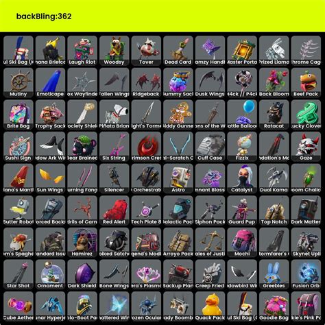 PC PSN Skins OG Ghoul Trooper Black Knight AC DC Sparkle Specialist Floss