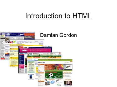 Introduction To Html
