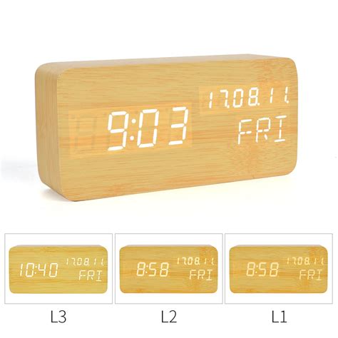 Digital LED Alarm Clock